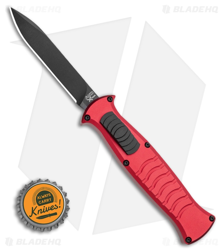 AKC X-treme EVO - OTF Automatic Knife | Red/Black | Blade HQ