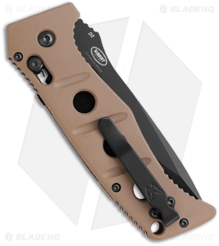 Benchmade 2750 Adamas Automatic Knife Tan (3.82" Black) 2750BKSN - Blade HQ