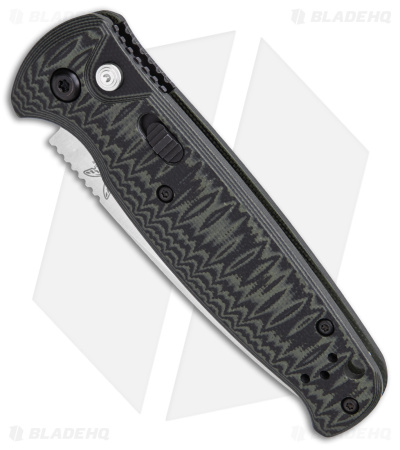 Benchmade CLA Compact Lite Auto Knife Green/Black G-10 (3.4" Satin ...