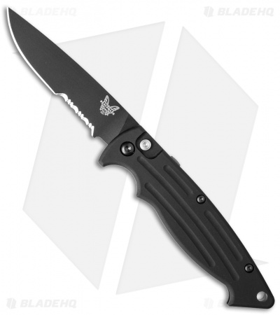 Benchmade Mini-Reflex II Automatic Knife (3.17" Black Serr) 2551SBK ...