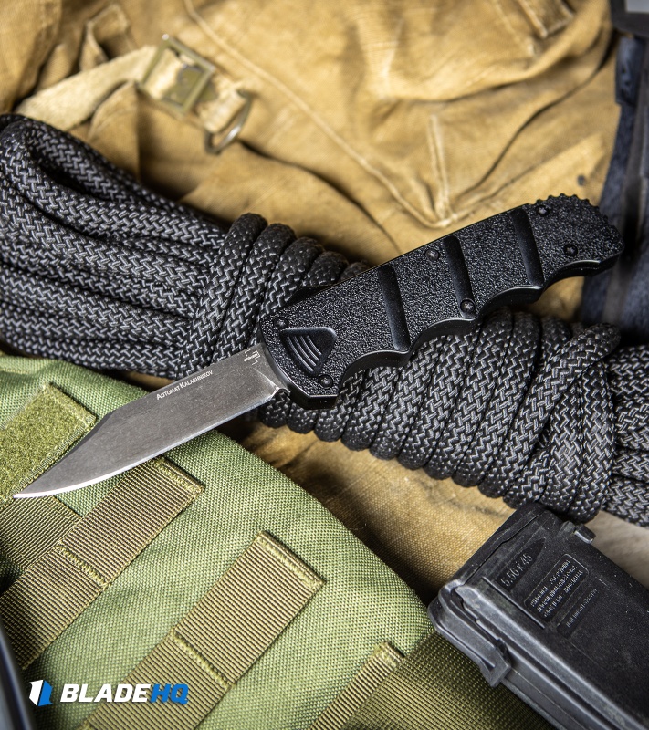 Boker Plus Kalashnikov OTF Automatic Knife | Black + Aluminum