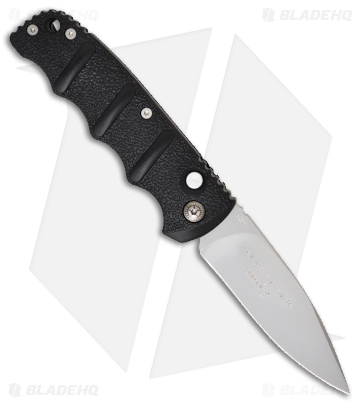 Boker Kalashnikov Dagger Automatic Knife - Black + Blasted | Left Hand