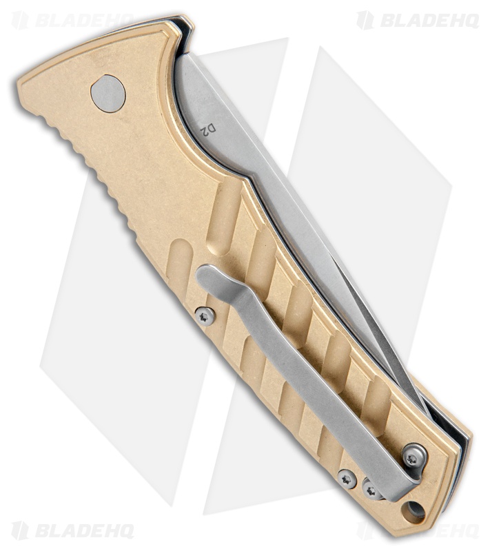Boker Plus Strike | Automatic Knife | Brass - Blade HQ