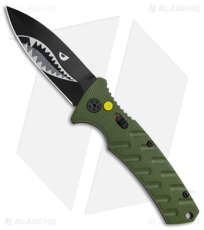 Boker Warhawk Strike Dagger Automatic Knife Black - Blade HQ