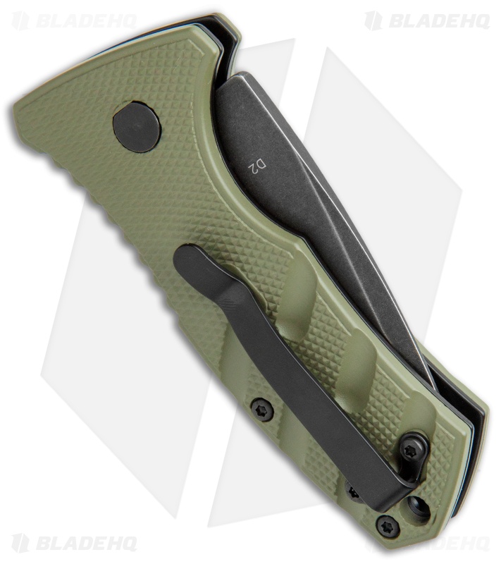 Boker Stubby Strike Auto Knife Green/Smokewash - Blade HQ
