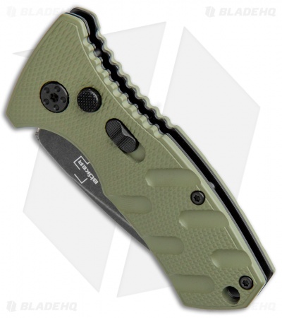 Boker Stubby Strike Auto Knife Green/Smokewash - Blade HQ