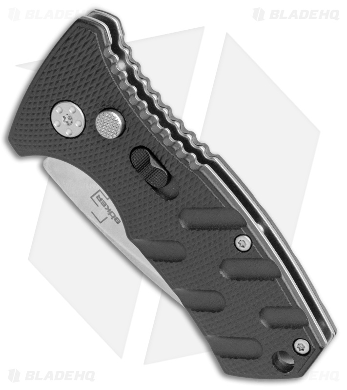 Boker Stubby Strike CA Legal Auto Knife SW/Black - Blade HQ