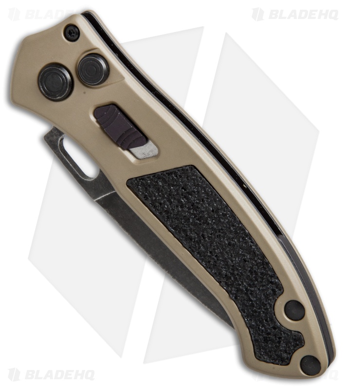 Buck Impact Automatic Knife Coyote Tan (3.125" Black SW) 0898BRS - Blade HQ