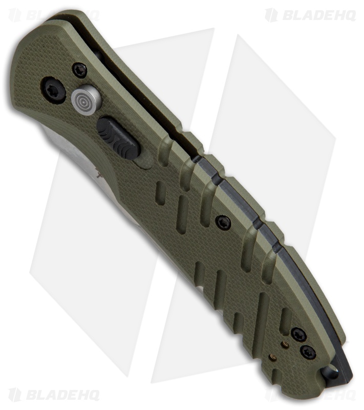 Gerber Propel Downrange Automatic Knife OD Green (3.5" Stonewash ...
