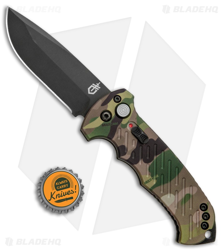 Gerber 06 Auto - Automatic Knife - Green Multi-Cam | Blade HQ