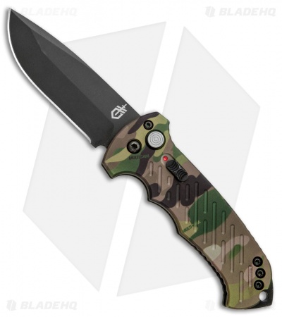 Gerber 06 Auto - Automatic Knife - Green Multi-Cam | Blade HQ