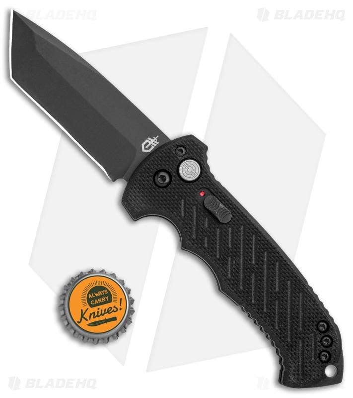 Gerber Auto 06 Tanto Automatic Knife Black G-10 (3.6" S30V Black ...