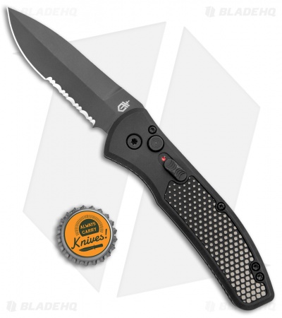 Gerber Empower Auto Knife | Exclusive Black Serr | Blade HQ