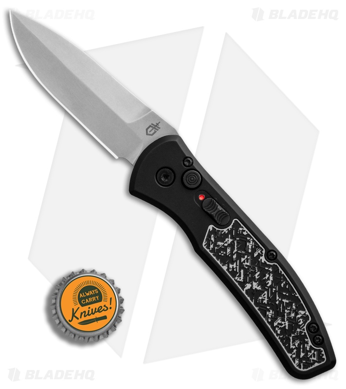 Gerber Empower Automatic Knife Black/White Armor Grip (3.25" SW) 30 ...