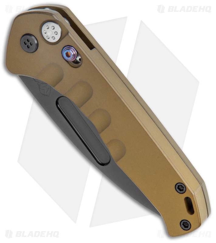 Medford Praetorian Swift Automatic Knife Bronze Aluminum Drop Point (3. ...