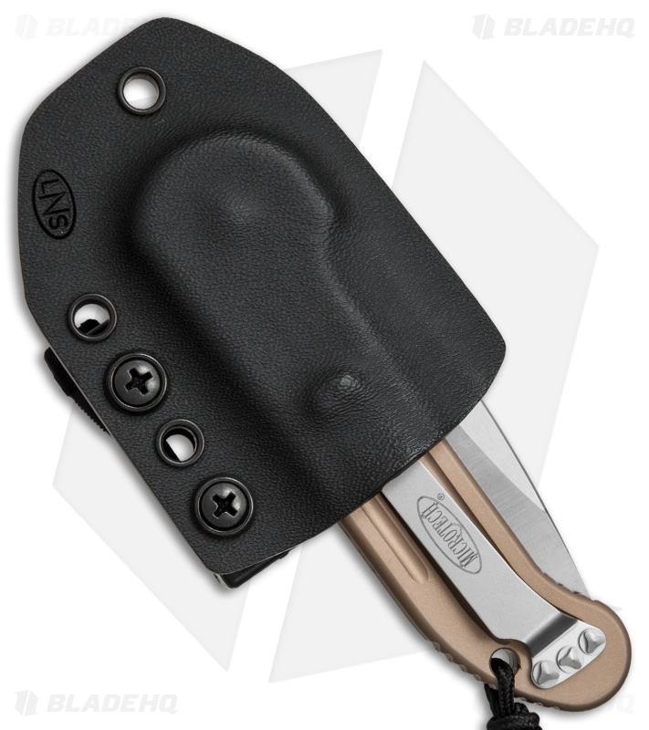 Linos Kydex Belt Sheath for Microtech LUDT Knife - Black - Blade HQ