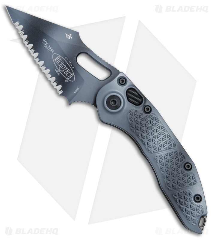 Microtech Stitch Automatic Knife Urban Camo (3.75" Urban Cam Full Serr ...