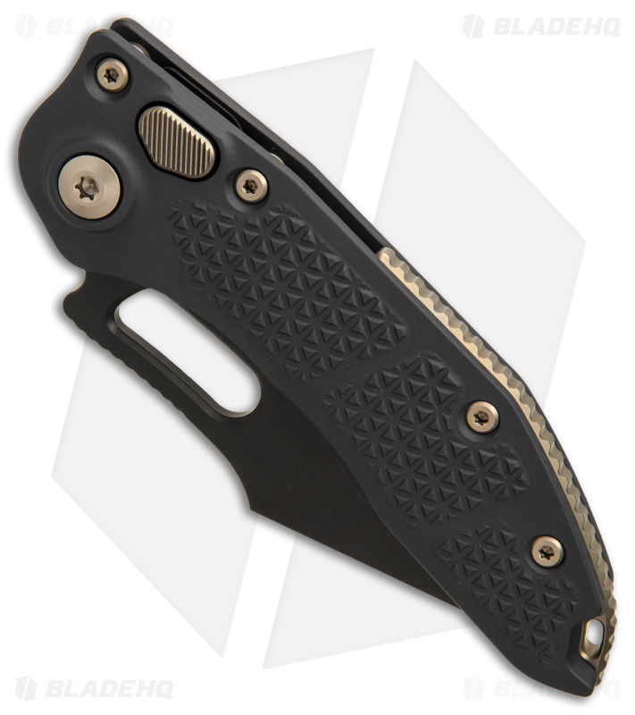 Microtech Stitch Automatic Knife Black (3.75" Black DLC) - Blade HQ