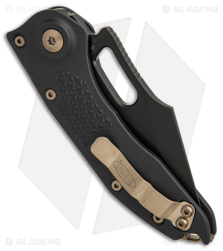 Microtech Stitch Automatic Knife Black (3.75" Apocalyptic DLC Serr) 169 ...