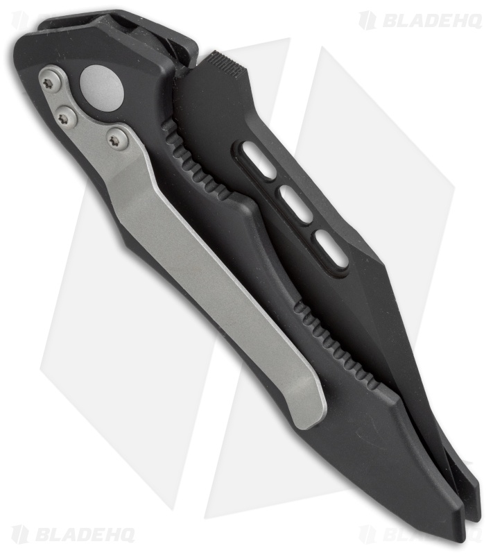 Microtech Vector Automatic Knife (3.125" Black Serr) 12/1999 - Blade HQ