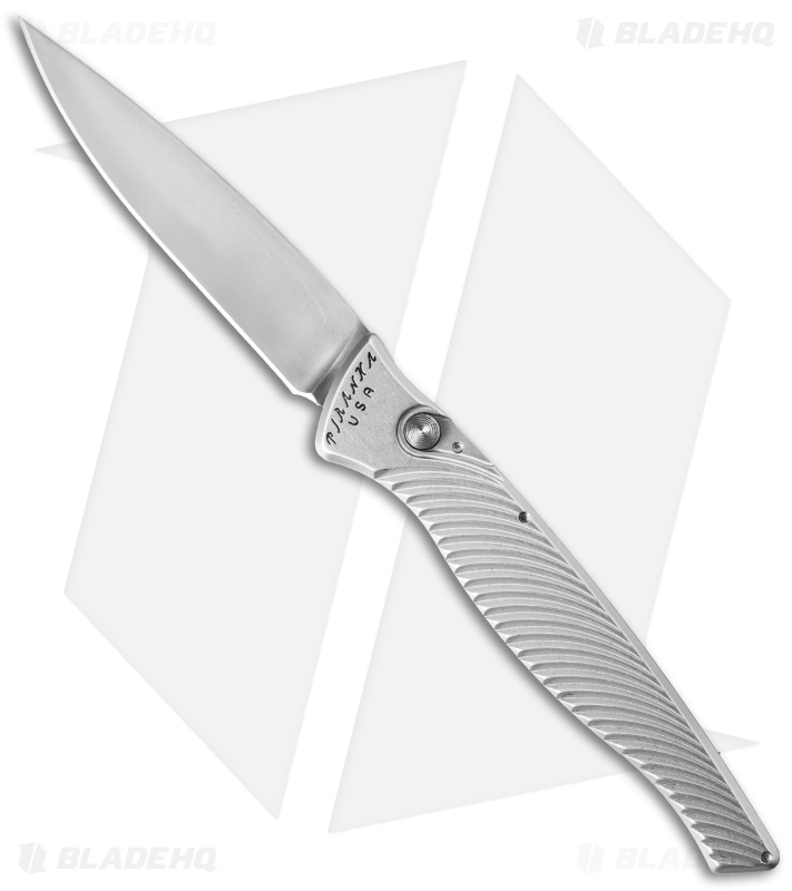 Piranha DNA Automatic Knife Silver (3.25" Mirror) - Blade HQ