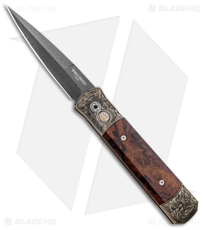 Pro-Tech Ultimate Custom Godfather - Automatic Knife | Ironwood ...
