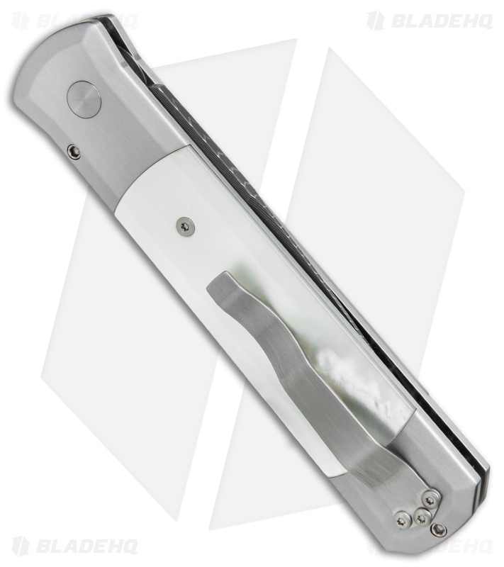 Pro-Tech Steel Custom Godfather Automatic Knife Mother of Pearl (4 ...
