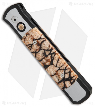 Pro-Tech Steel Custom Godfather Automatic Knife Tiger Coral (4 ...