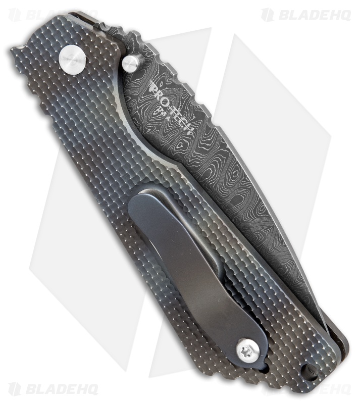 Strider + Pro-Tech Custom SnG Automatic Knife Heat Colored Ti (3.5 ...