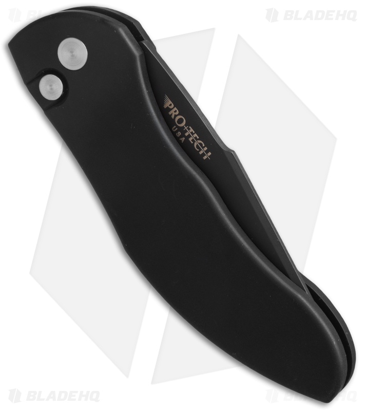 Pro-Tech Elishewitz Doru Left-Handed Automatic Knife (3.5" Black Serr ...