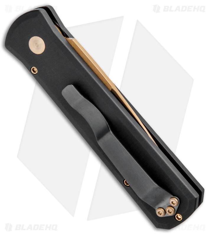 Pro-Tech Godfather - Automatic Switchblade Knife | Black + Copper