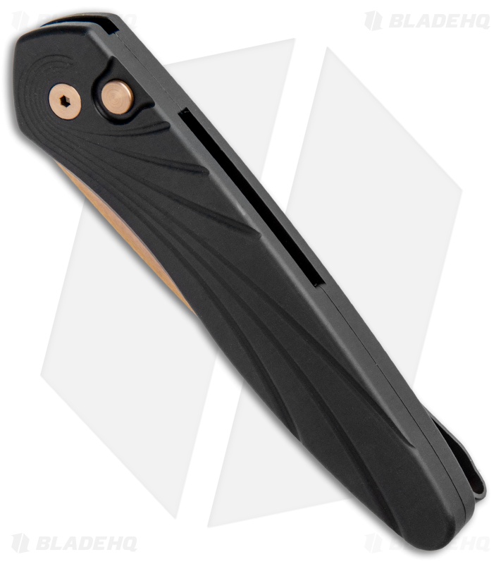 Pro-Tech Newport - Auto Switchblade | 3D Wave + Rose Gold | Blade HQ
