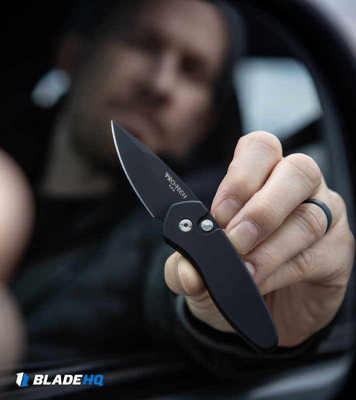 Pro-Tech Sprint Knife - Automatic Switchblade | Black | Blade HQ