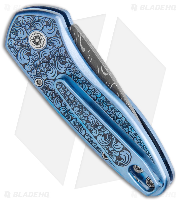 Pro-Tech Sprint Ultimate Custom Knife Blue Ti/Mother of Pearl (1.95 ...