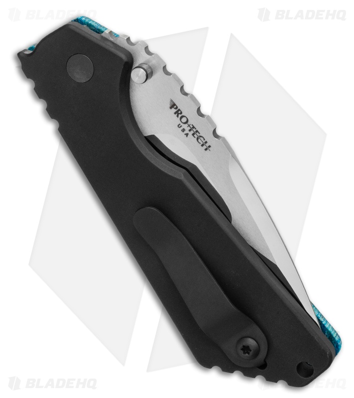 Strider + Pro-Tech Custom SnG Automatic Unique Micarta Blue Coral (3.5 ...