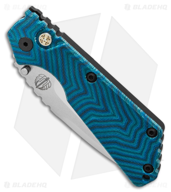 Strider + Pro-Tech Custom SnG Automatic Unique Micarta Blue Coral (3.5 ...