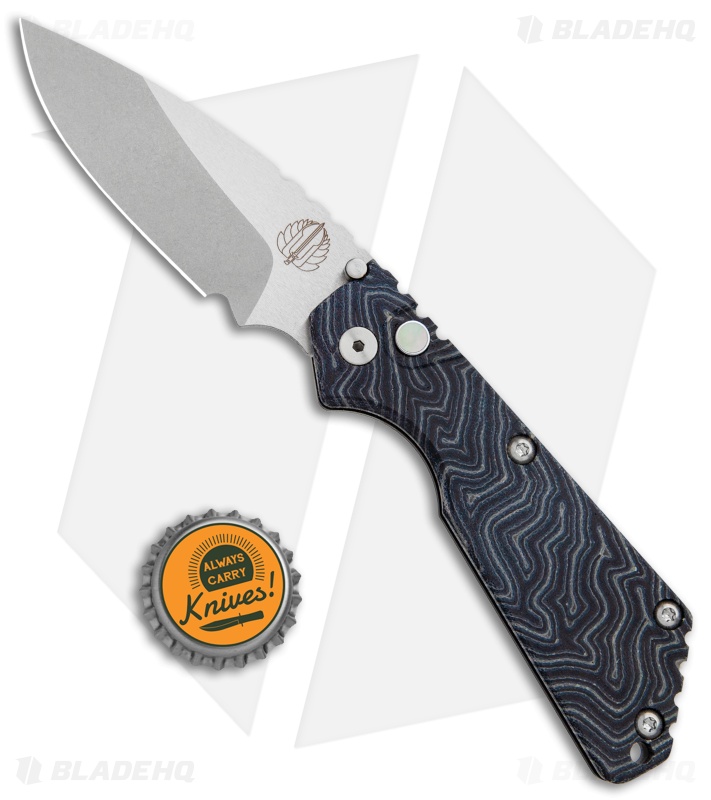 Strider + Pro-Tech Custom SnG Automatic Unique Micarta Ant Hill (3.5 ...