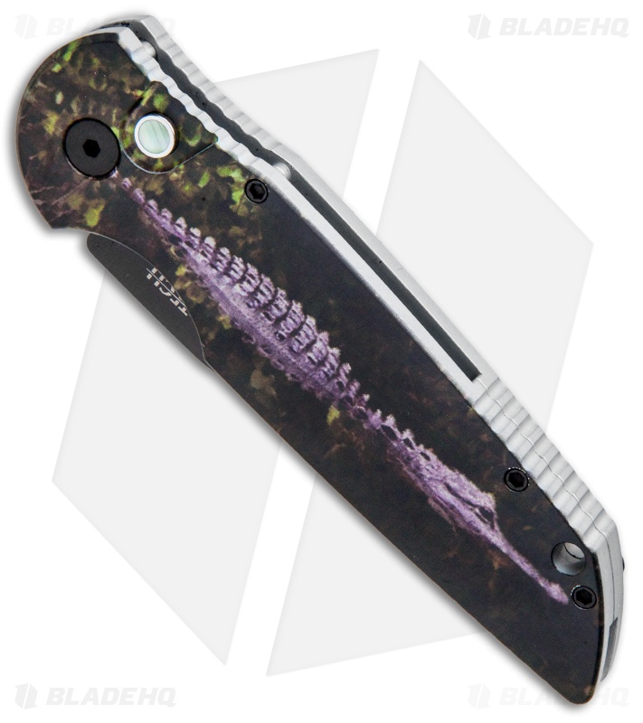 Pro-Tech TR-3 - Automatic Switchblade Knife | Custom PK Croc Print