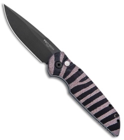 Pro-Tech TR-3 Switchblade Knife | Custom PK Zebra - Blade HQ