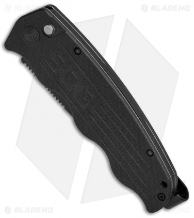 SOG Tac Ops Knife - Automatic Switchblade | Black | Blade HQ