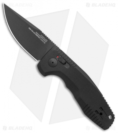 SOG TAC AU Compact Automatic Knife Black - Blade HQ