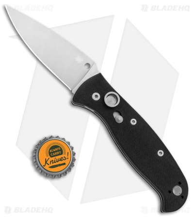 Spyderco Autonomy 2 Auto | Black G-10 + Satin | Blade HQ