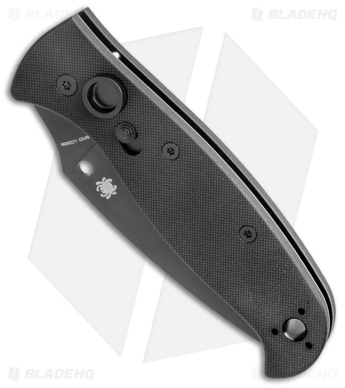 Spyderco Autonomy 2 Auto Knife | Black G-10/Black | Blade HQ