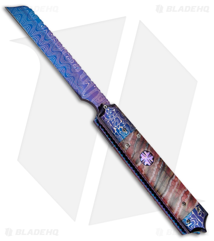 Rainy Vallotton Custom Full Guillotine Razor Auto Knife Mammoth (4 ...