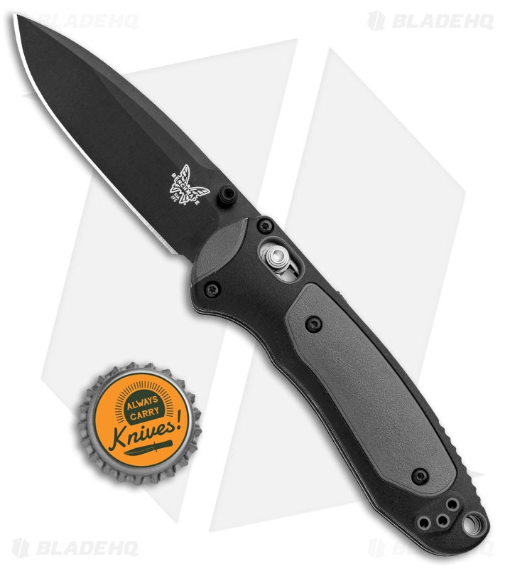Benchmade 595BK Mini Boost | AXIS-Assist Knife | Black Plain
