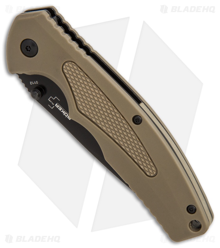 Boker Plus Gemini NGA Spring Assisted Knife Coyote (3.5" Black) 01BO501 ...