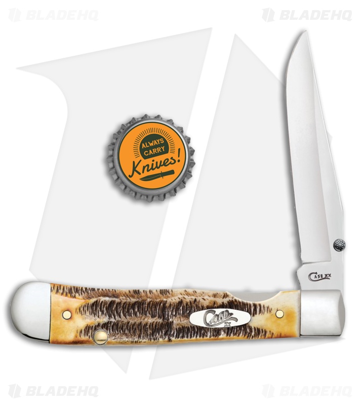 Case TrapperLock Assisted Knife | Bone Stag - Blade HQ