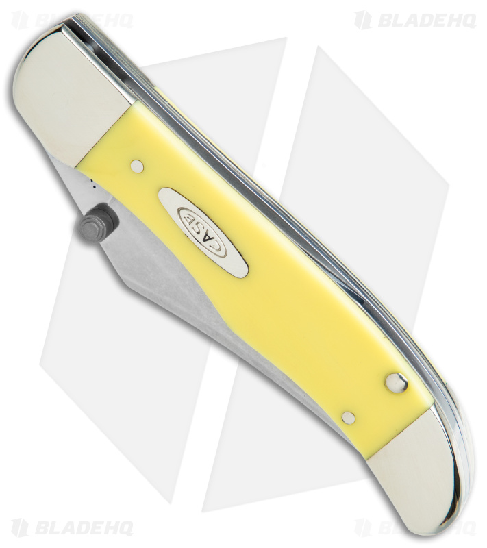 Case Kickstart Mid-Folding Hunter | Yellow Assisted | Blade HQ