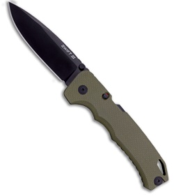 Cold Steel Swift III Spring Assisted Knife OD Green G-10 Blk