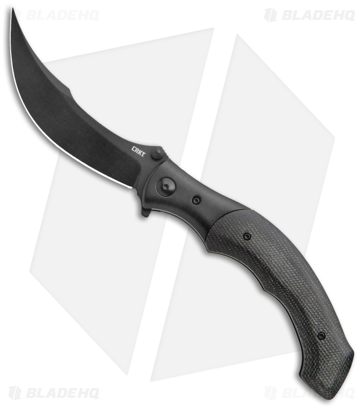 CRKT Ritual Spring Assisted Black Micarta - Blade HQ